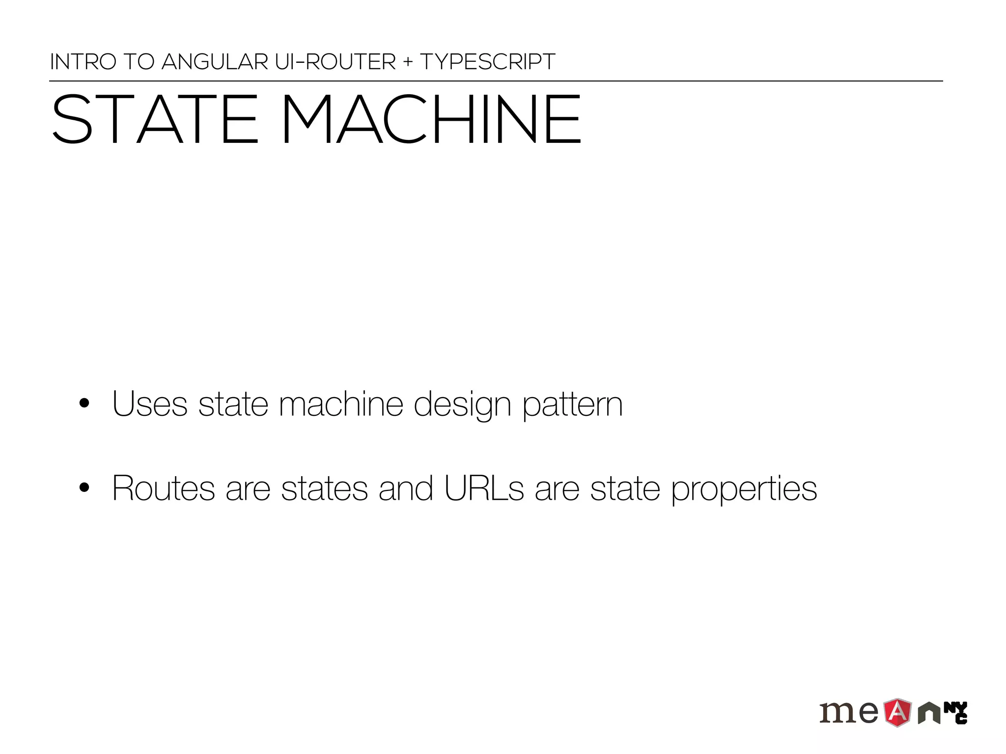 Intro to UI-Router/TypeScript | PPT