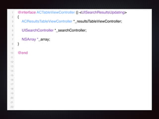UISearchController par Stéphane sudre | PPT