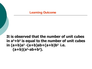 Uising unit cubes 2 | PPT