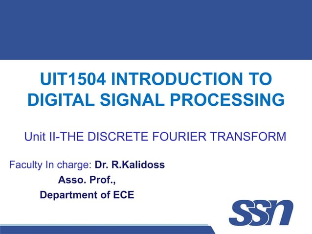 UIT1504-DSP-II-U9_LMS.pdf | Technology & Computing