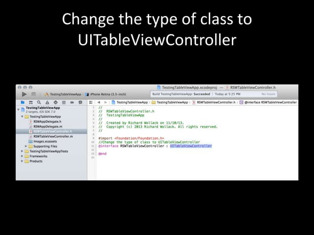 UITableView Training Presentation Slides | PPT