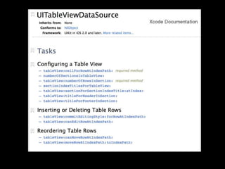 UITableView Training Presentation Slides | PPT