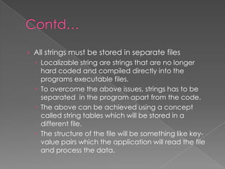 Ui testing on multi lingual | PPTX
