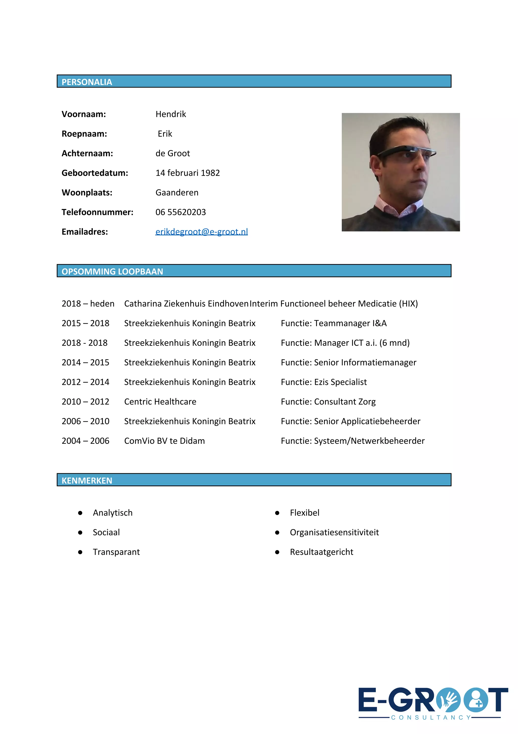Uitgebreide CV | PDF