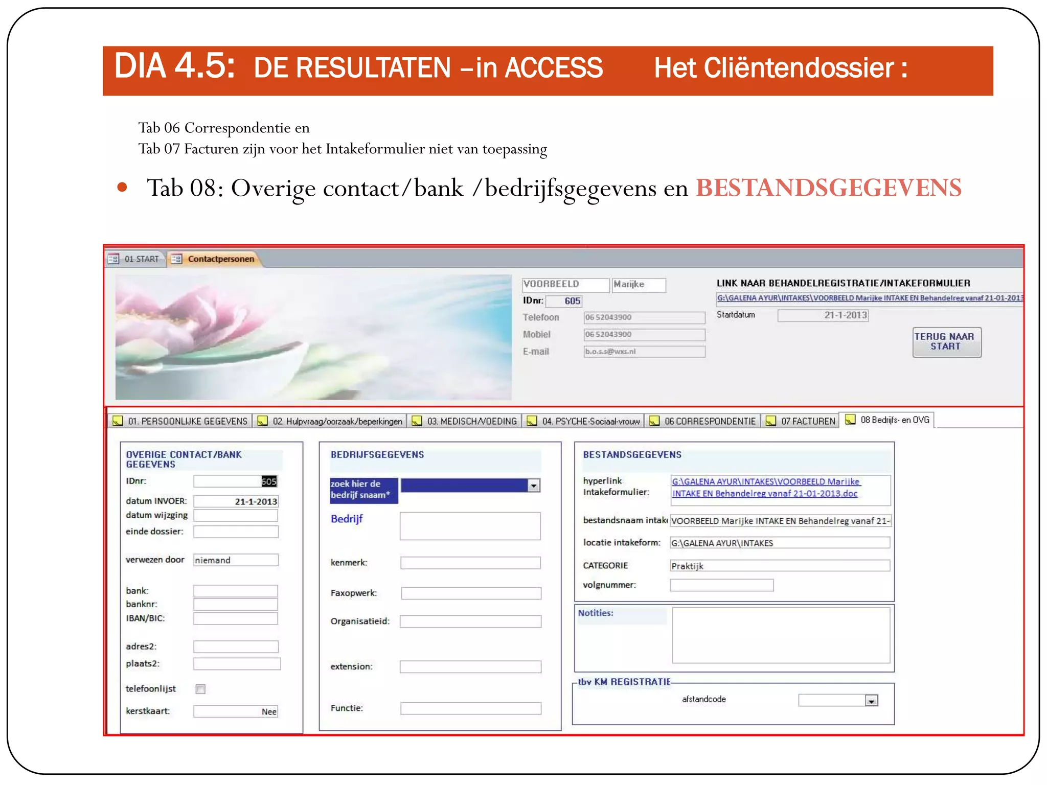 Uitleg instructie-intakeformulier | PPTX
