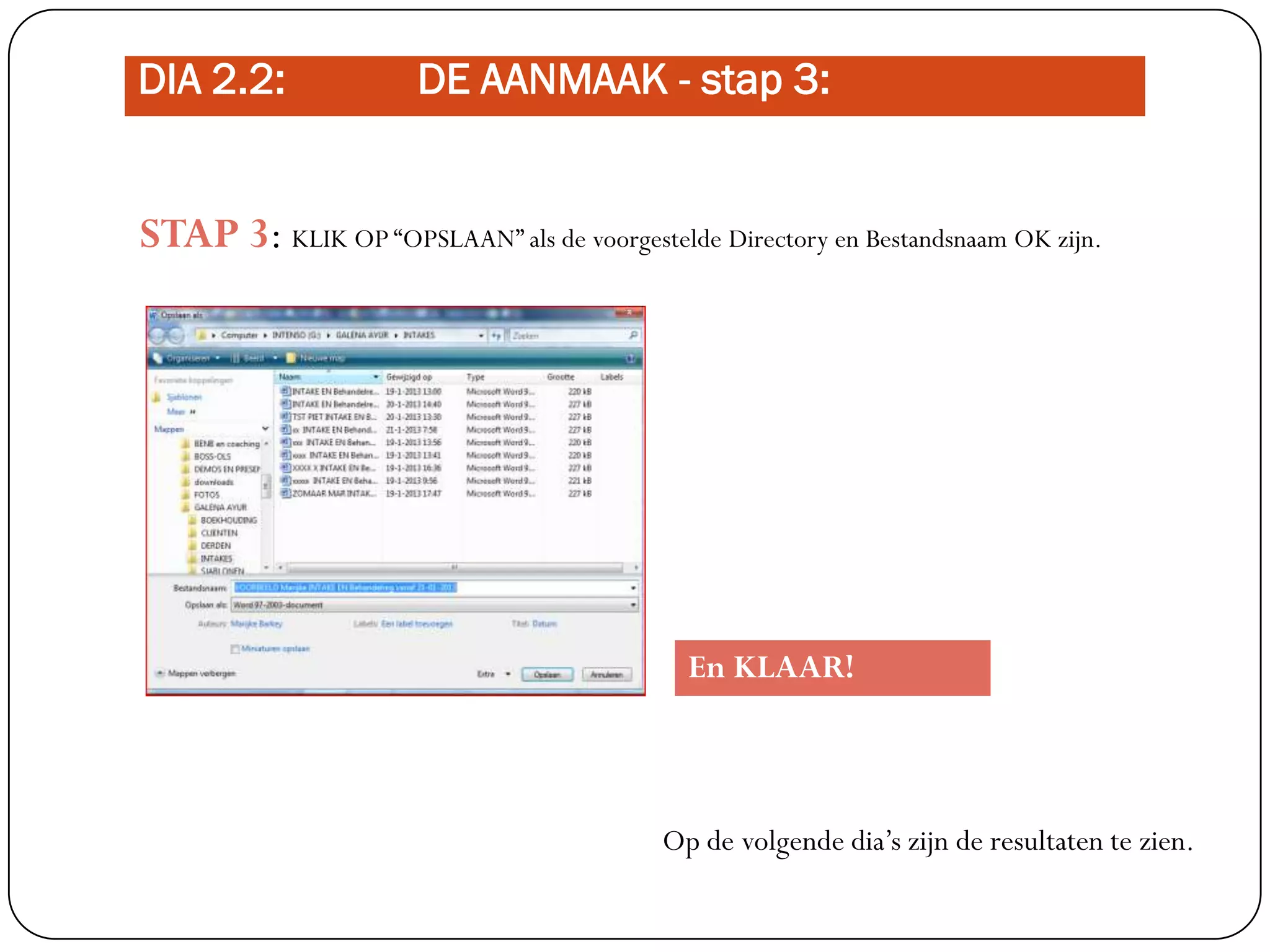 Uitleg instructie-intakeformulier | PPTX