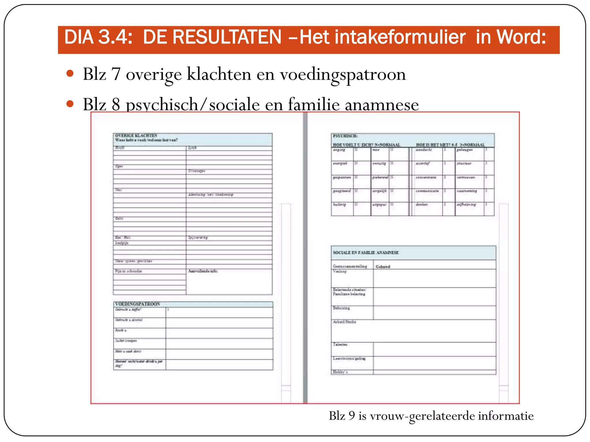 Uitleg instructie-intakeformulier | PPTX