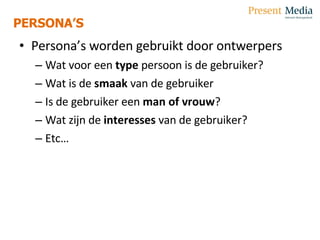 Uitleg van het persona model | PPT