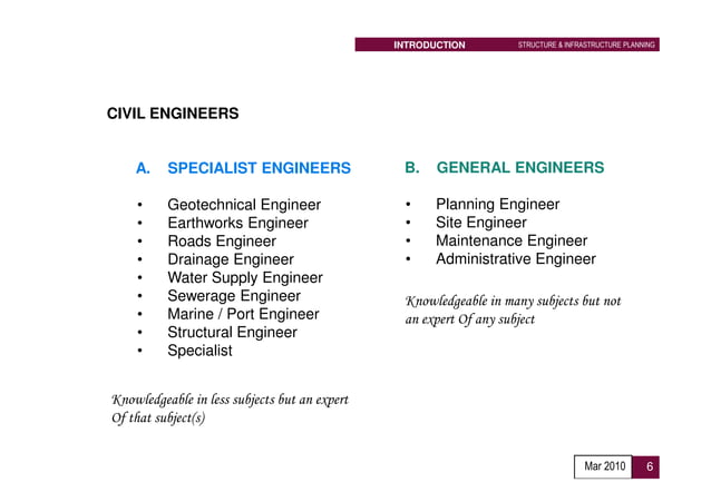 Structure & Infrastructure Planning | PDF | Civil Engineering Industry ...