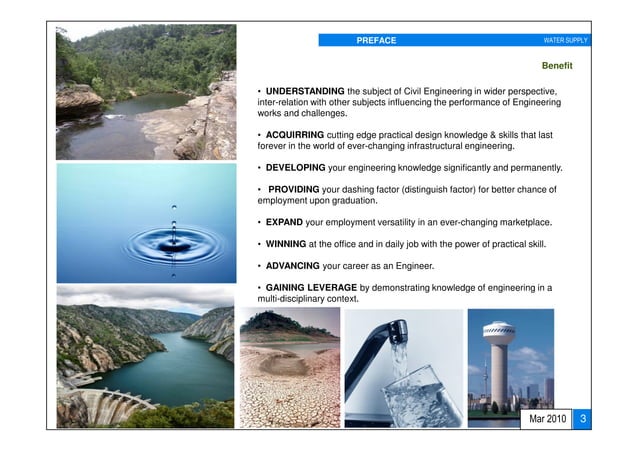 Water Supply - Design Approach And Methodologies | PDF