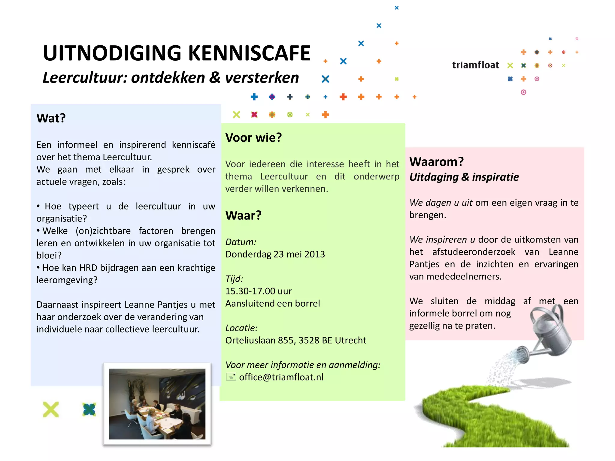 Uitnodiging Kenniscafé Leercultuur | PPT
