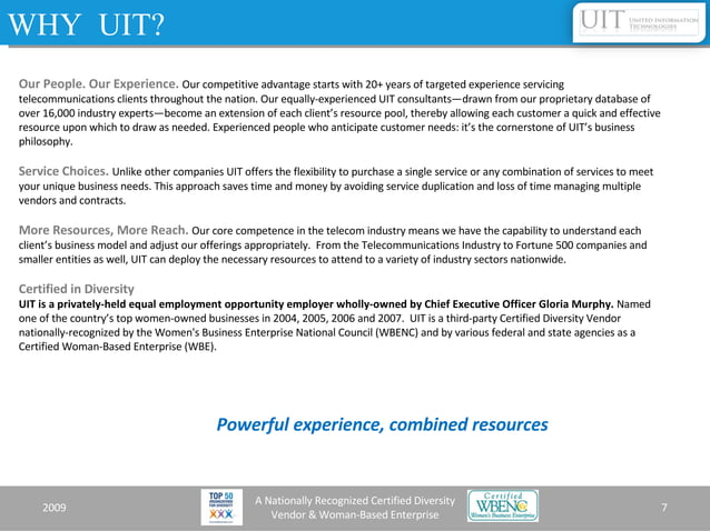 Uit Presentation | PPT