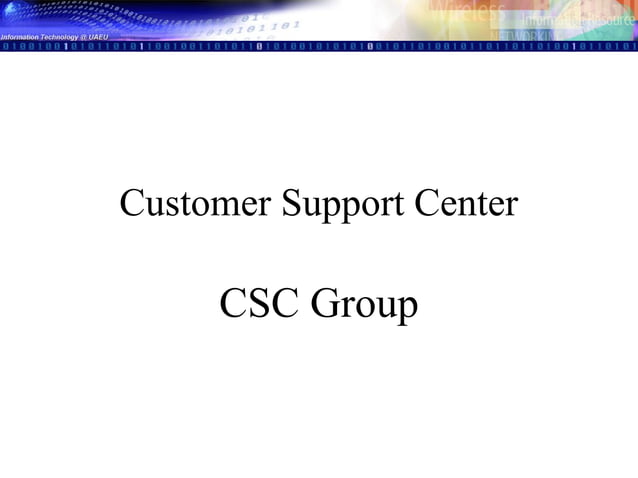 UITS Overview Presentation (2004) | PPT