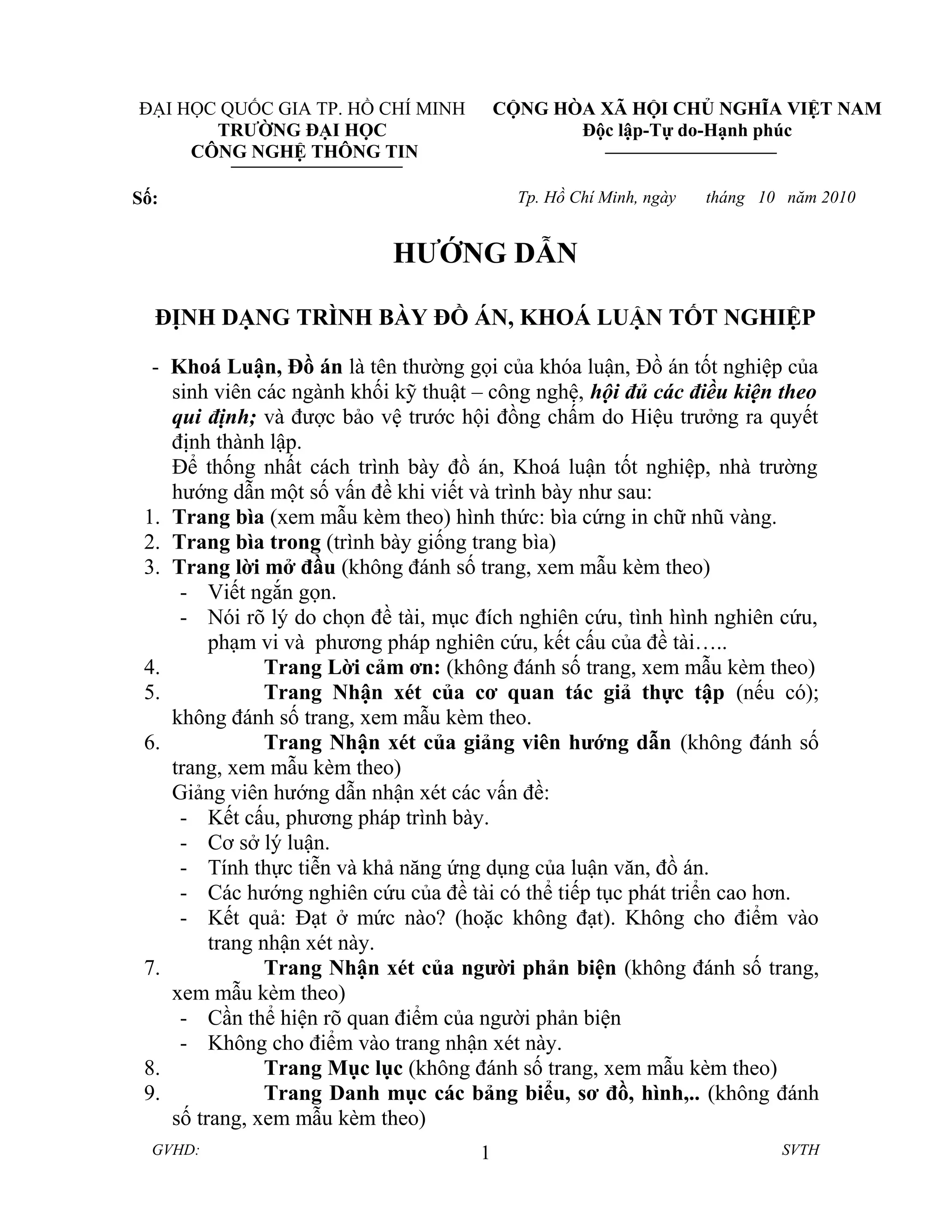 Mẫu khóa luận tốt nghiệp UIT | DOC