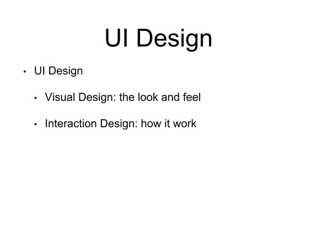 UI and UE design basic | PPTX