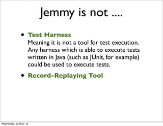 Java UI Unit Testing with jemmy | PPT