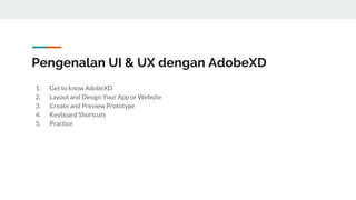 UI & UX | PPT