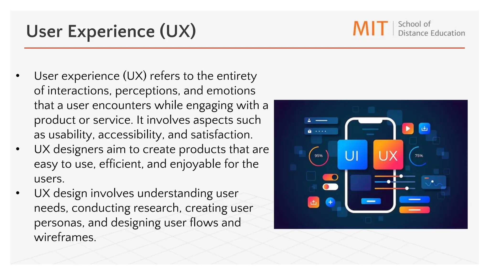 User interface and User experience course | PPTX