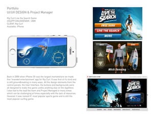 UX/UI Designer | PPT