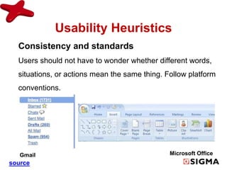Usability of UI Design (motivation, heuristics, tools) | PPTX