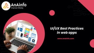 UI/UX Best Practices in Web Apps | PPT