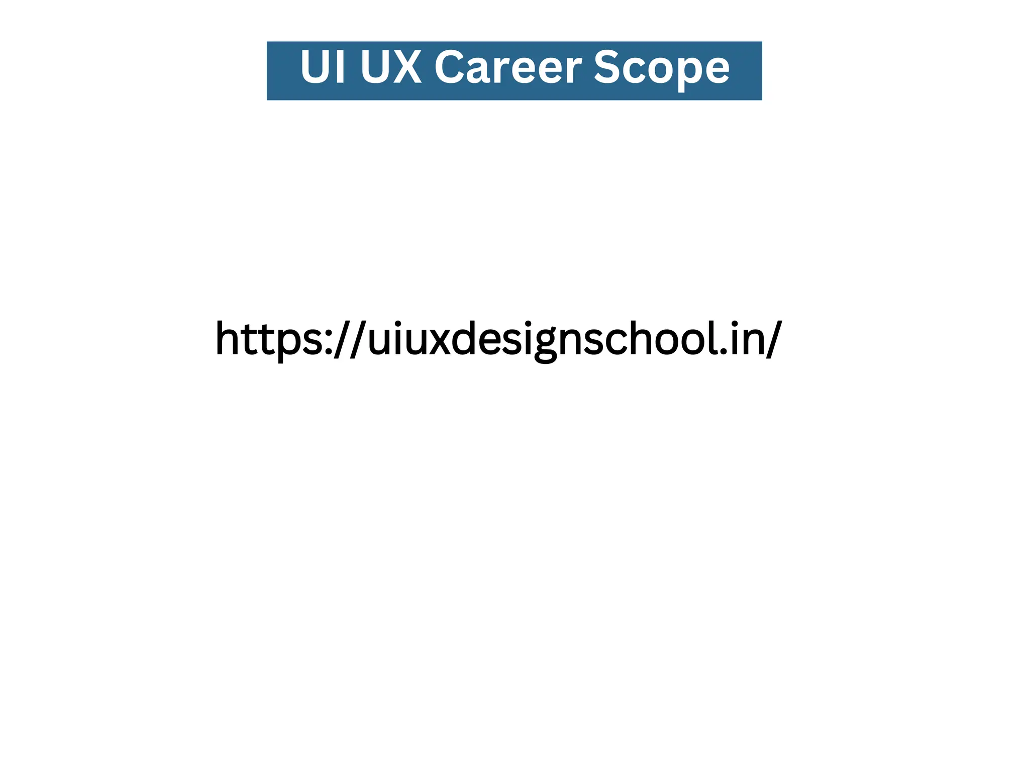 UI UX Career Scope | PPTX