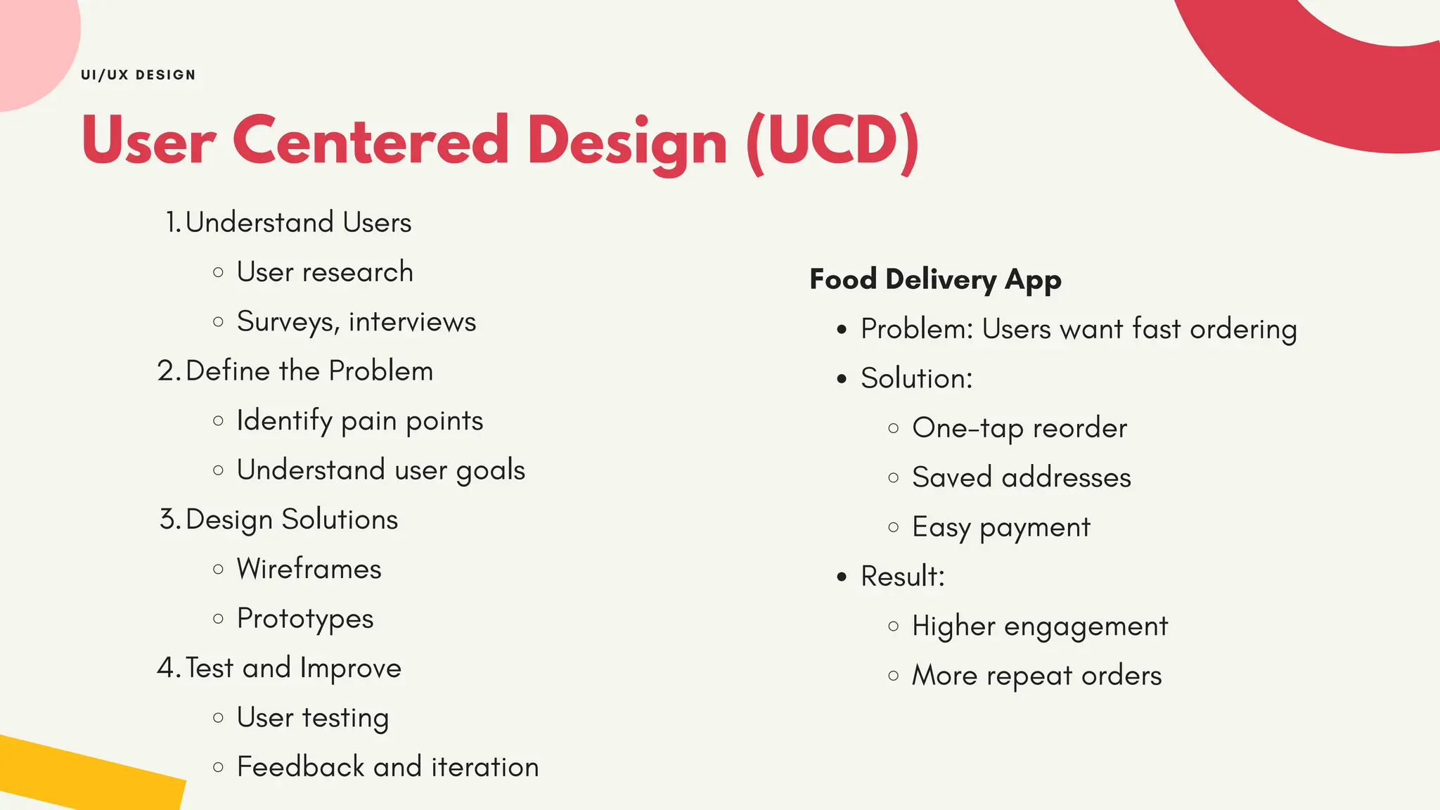 UI / UX design, user centered design and principles | PDF