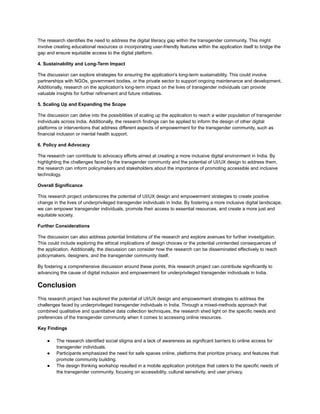 UI:UX Design and Empowerment Strategies for Underprivileged Transgender ...