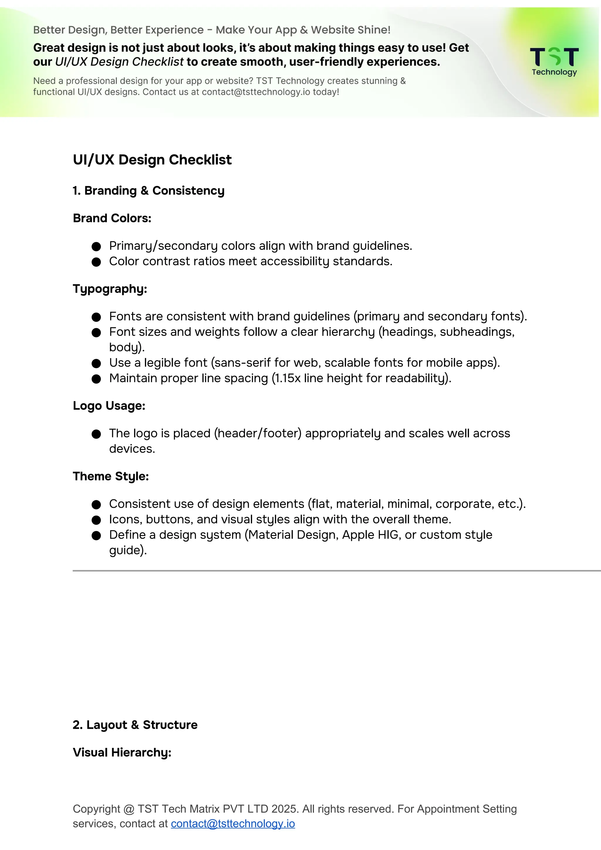Ultimate UI/UX Design Checklist: Create Beautiful, User-Friendly ...