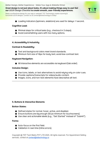 Ultimate UI/UX Design Checklist: Create Beautiful, User-Friendly ...
