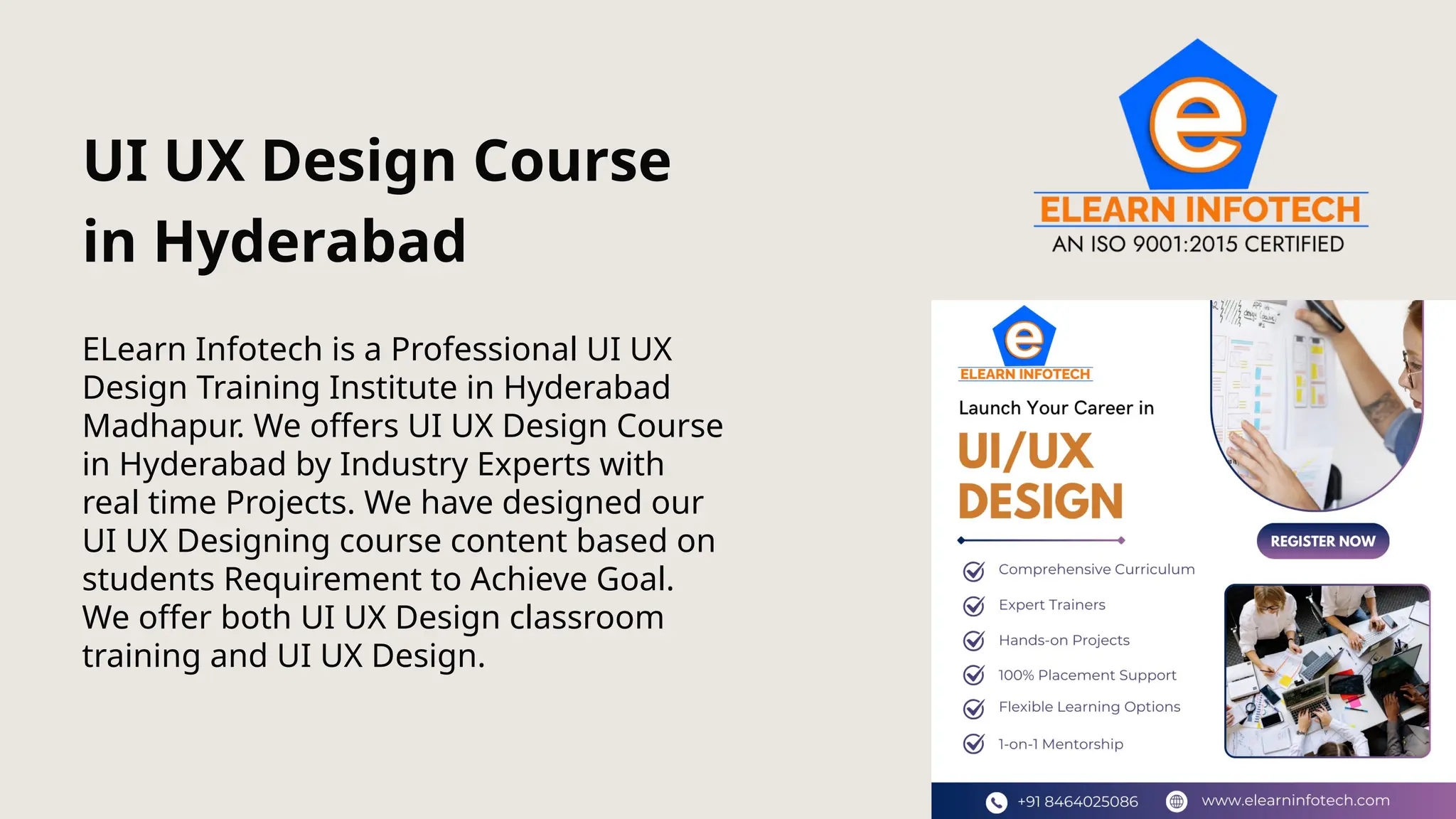 Professional UI UX Design Course in Hyderabad | PPT