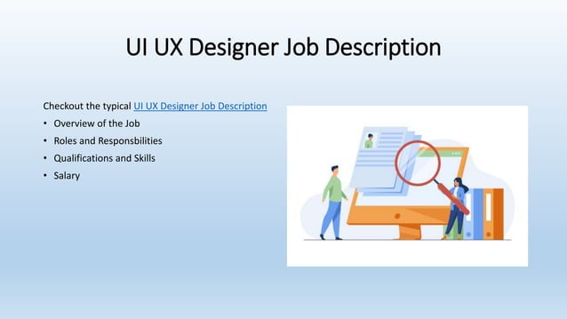 UI UX Designer JD | PPT