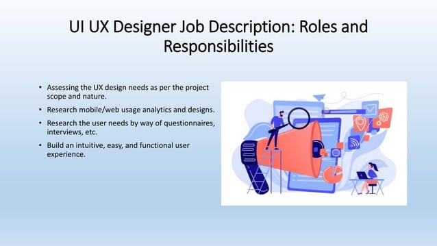 UI UX Designer JD | PPT