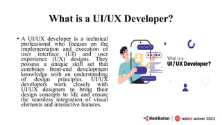 UI UX Designer vs UI UX Developer | PPTX