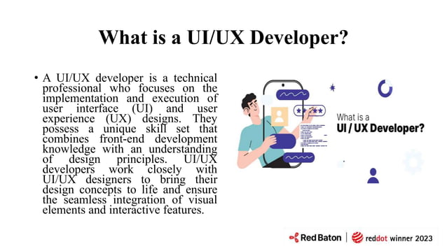UI UX Designer vs UI UX Developer | PPTX