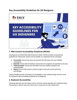USA’s Guide to Accessible UI/UX Design and Compliance | PDF