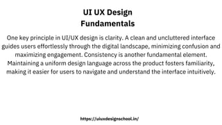 UI UX Design Fundamentals | PDF