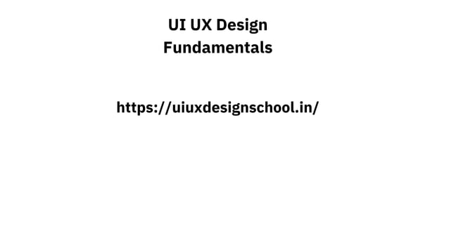 UI UX Design Fundamentals | PDF UI UX Design Fundamentals | PDF