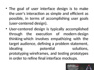 UI UX Design module-1 AU.pptx ui ux design explain | PPTX