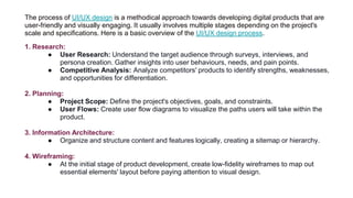 UI_UX Design Process_ A Comprehensive Overview | PPTX