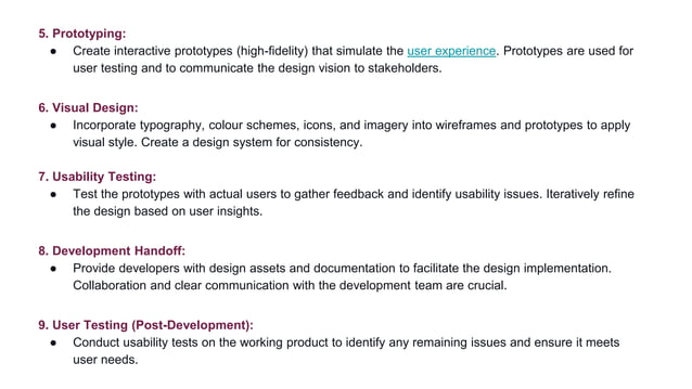 UI_UX Design Process_ A Comprehensive Overview | PPTX