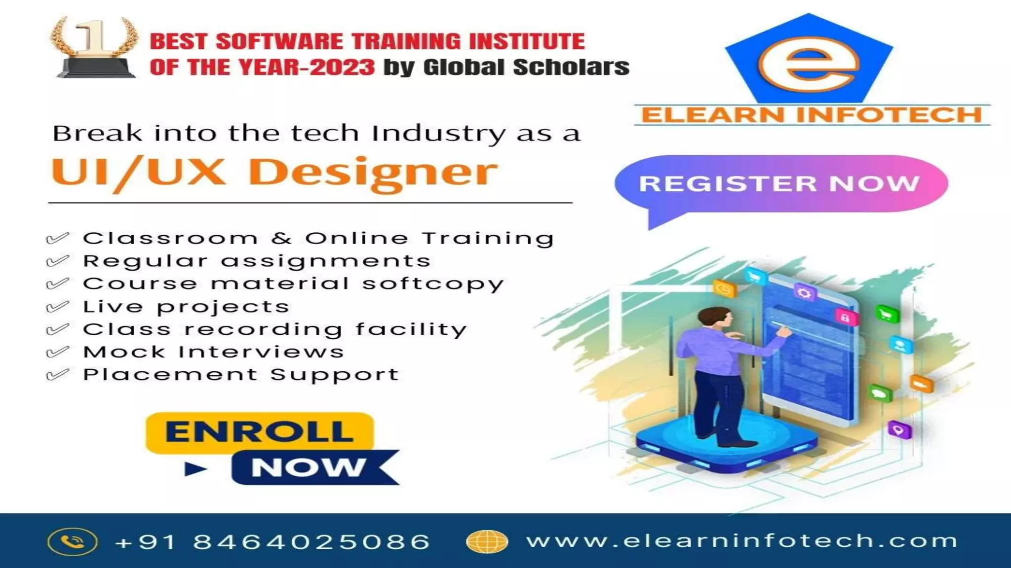 UI UX Design Training in Hyderabad | PPTX | Internet | Computing