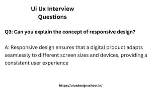 Ui Ux Interview Questions | PPTX