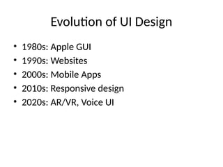 UI_UX_ Introductory and icebreaker lecture | PPTX