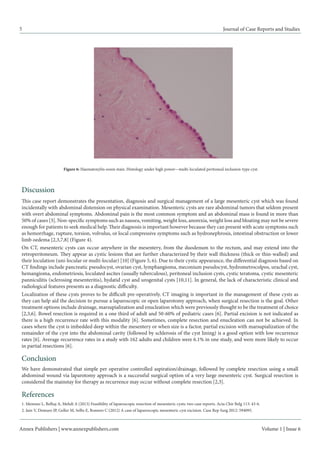 Giant mesenteric-cyst-cause-of-abdominal-distension-managed-with ...