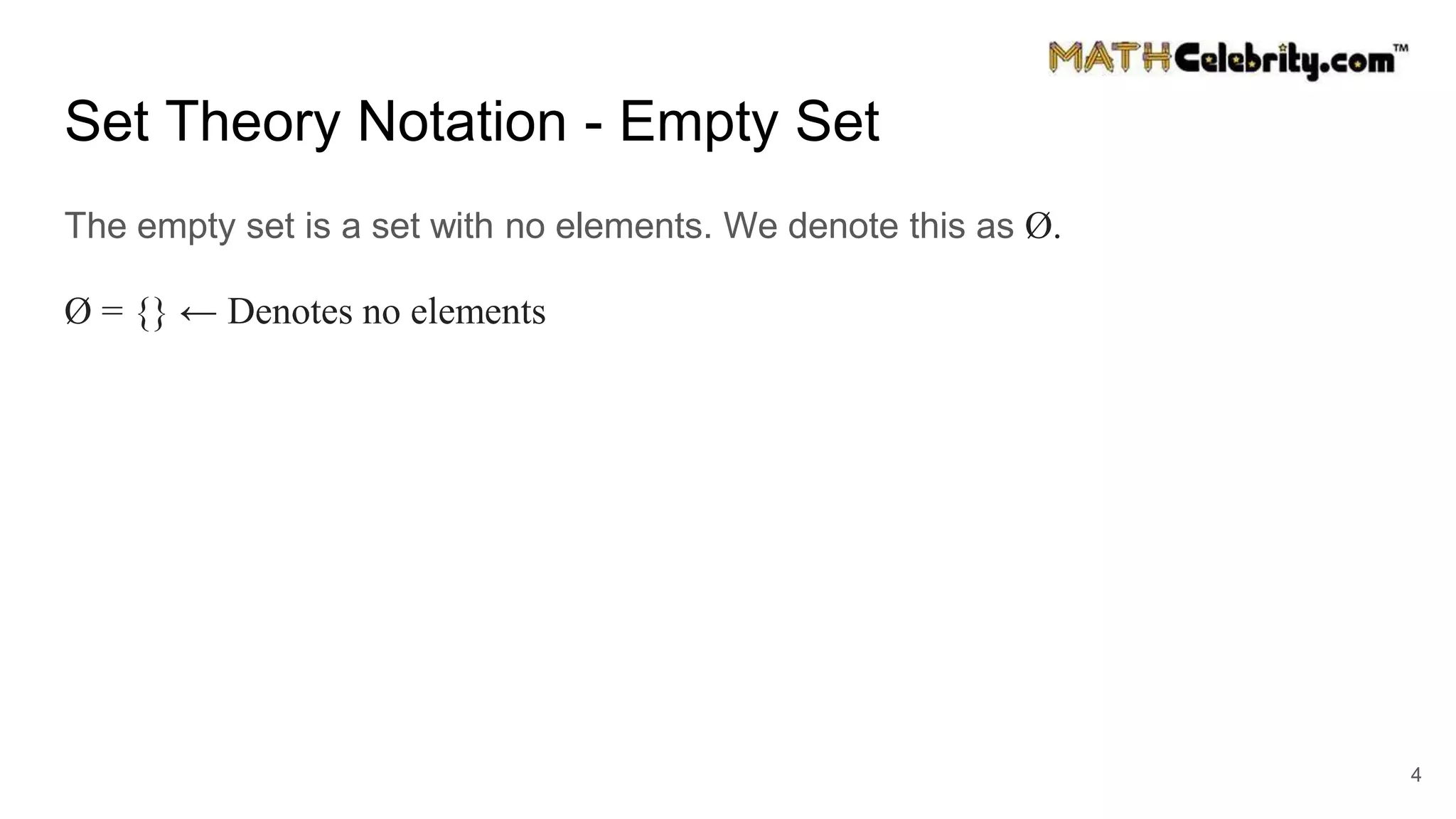How To Write Set Notation | PPTX