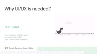 [GDSC @ UoL] Chip Chat | UI vs. UX | PPTX