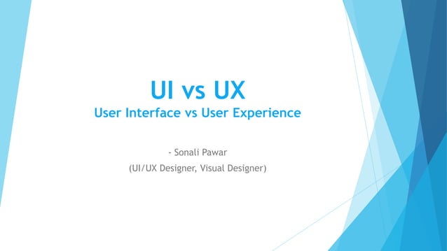 UI vs UX ( User Interface vs User Experience) | PPTX | Computing ...
