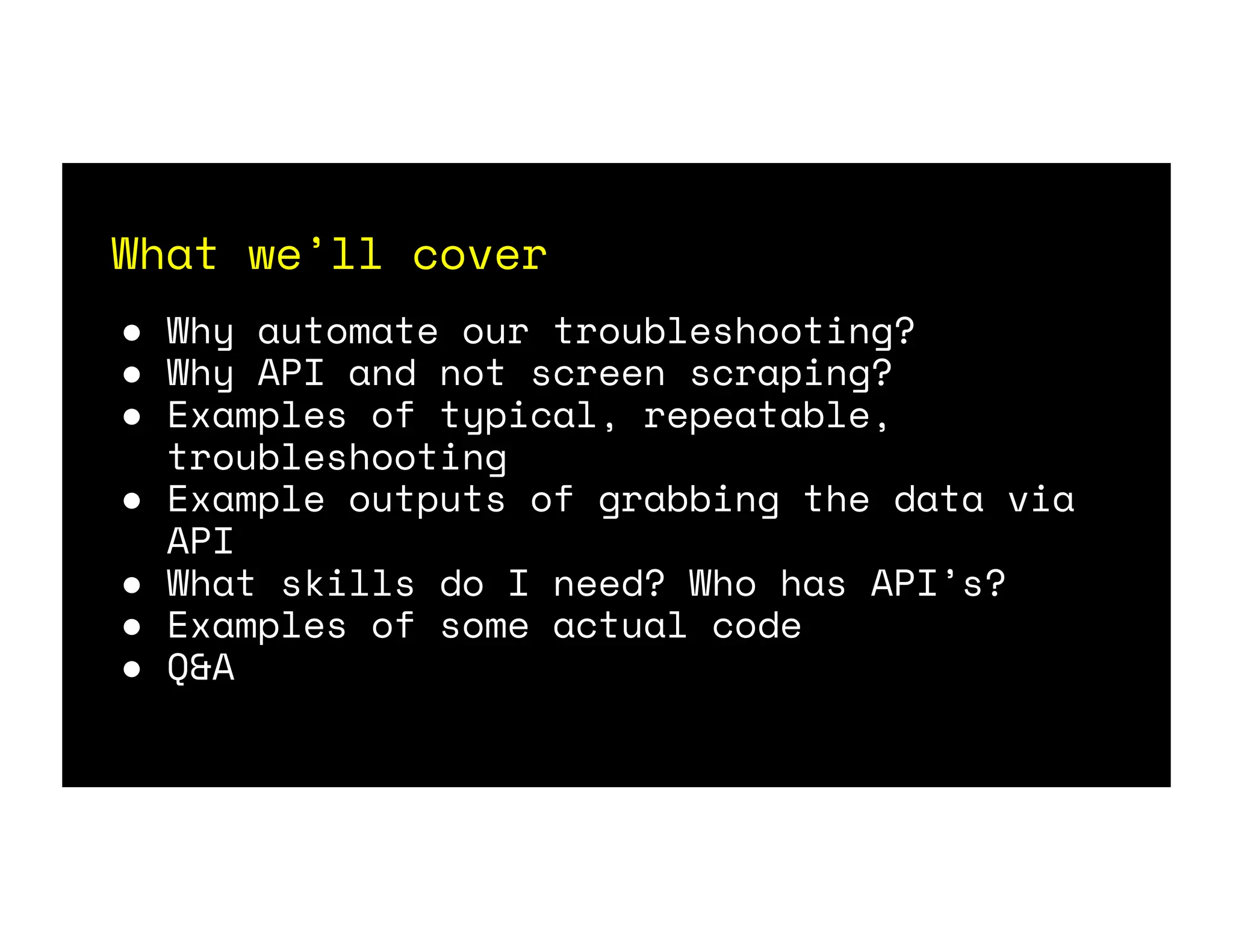 Simplified Troubleshooting through API Scripting | PDF