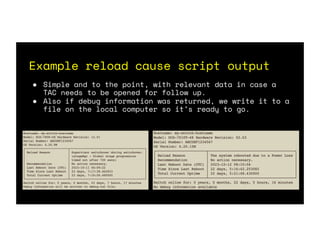 Simplified Troubleshooting through API Scripting | PPT